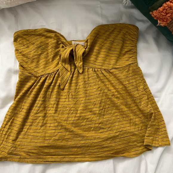Tops | Yellow Tube Top | Poshmark